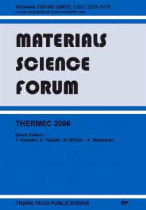 Materials Science Forum